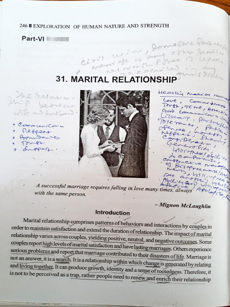 Enhancing Marital Relationships | PDF | Marriage | Interpersonal ...