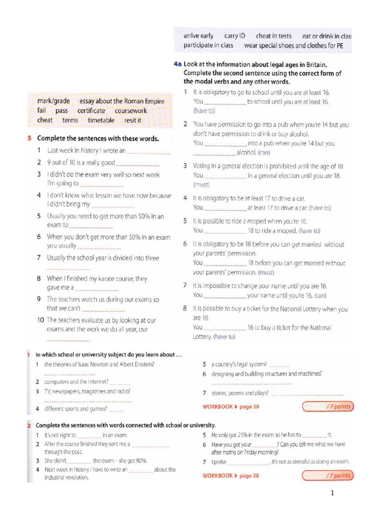 Từ Vựng Bổ Sung Learning and Doing | PDF