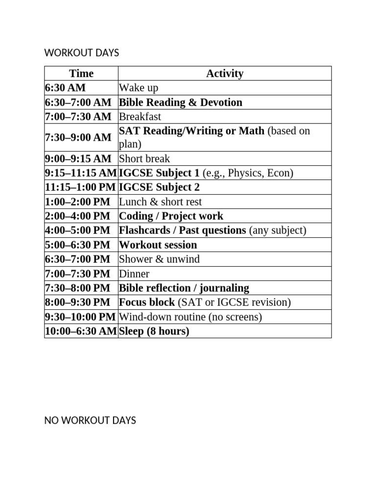 NEW TIME TABLE | PDF
