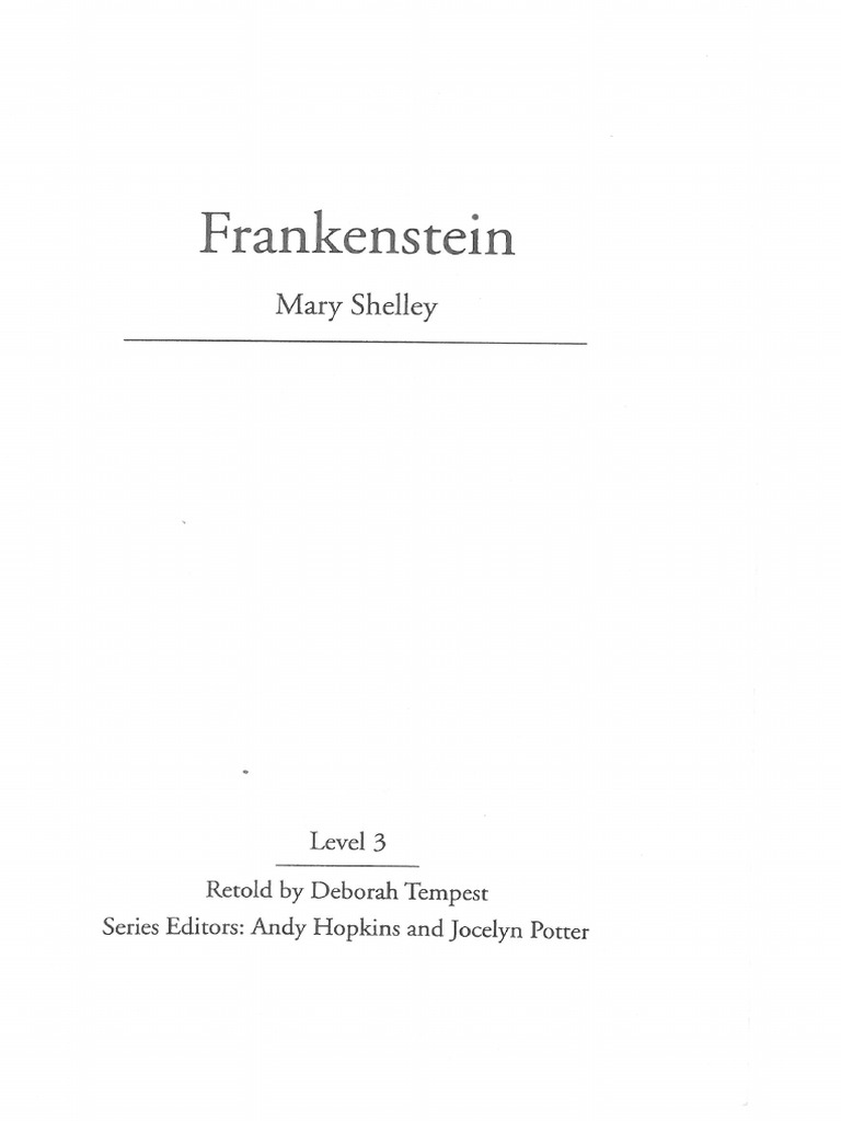 Frankenstein - NINTH | PDF