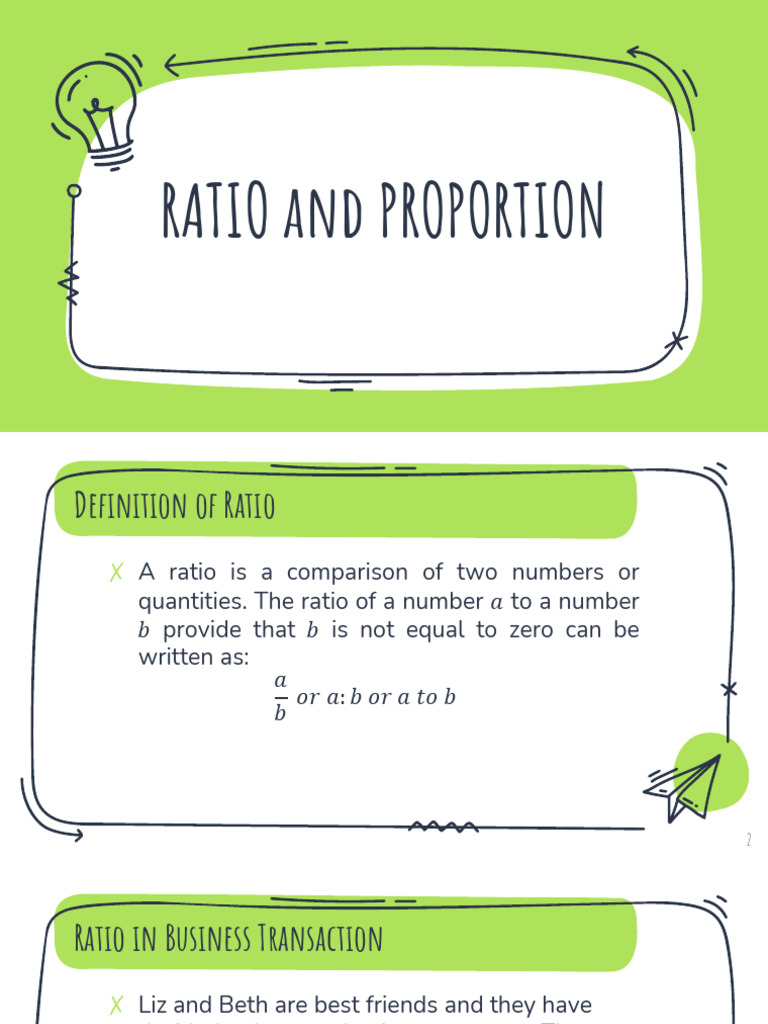 Understanding Ratios and Proportions | PDF | Ratio | Economies
