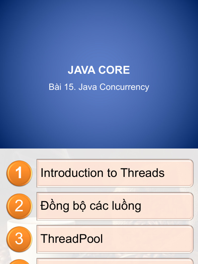 Bài 15. Java Concurrency | PDF
