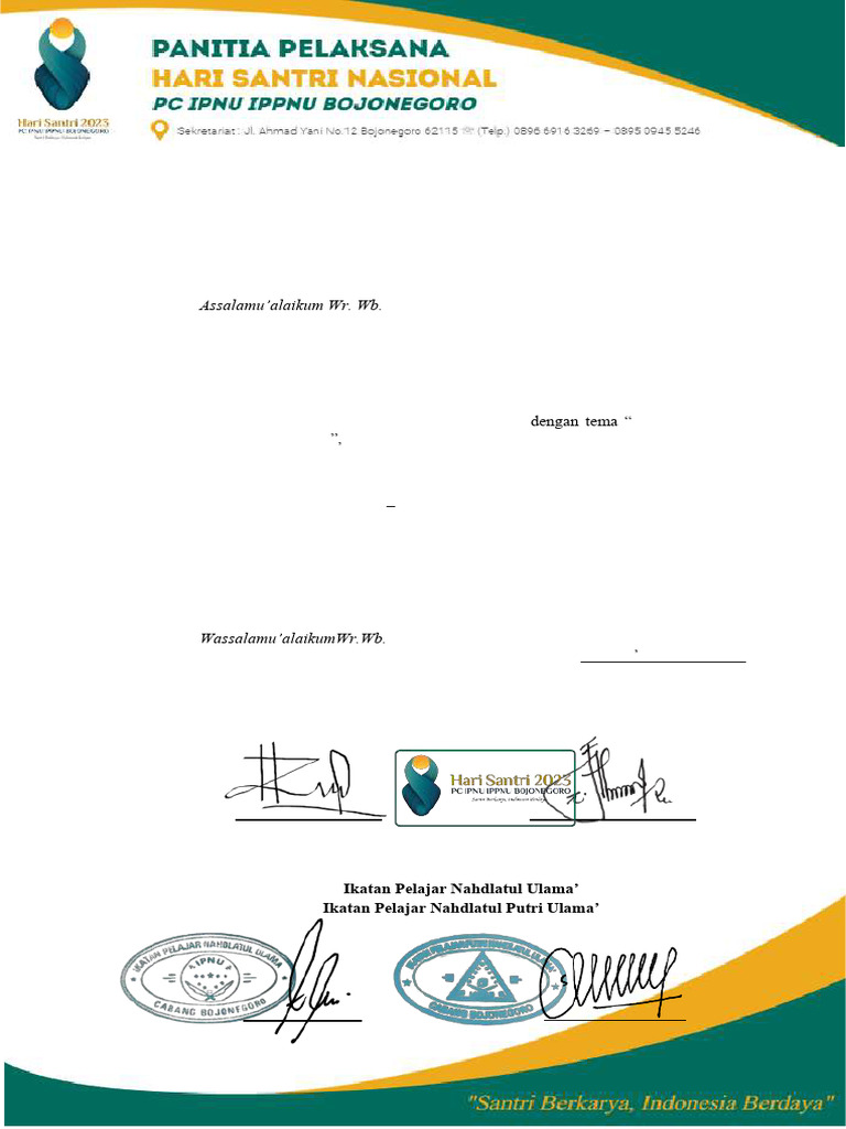 23 PanHSN Undangan Rapat | PDF