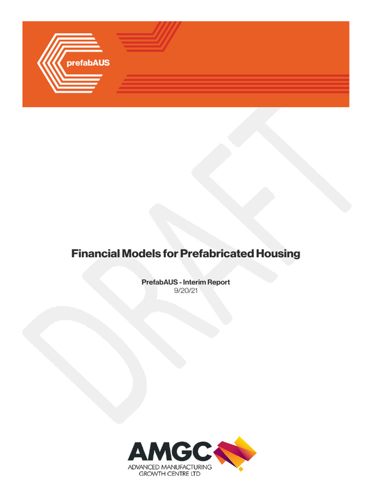 Financial+Models+for+Prefabricated+Housing September+2021 Draft | PDF ...