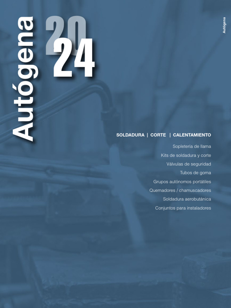 Equipos y Accesorios de Soldadura Autógena | PDF | Ingeniería mecánica ...