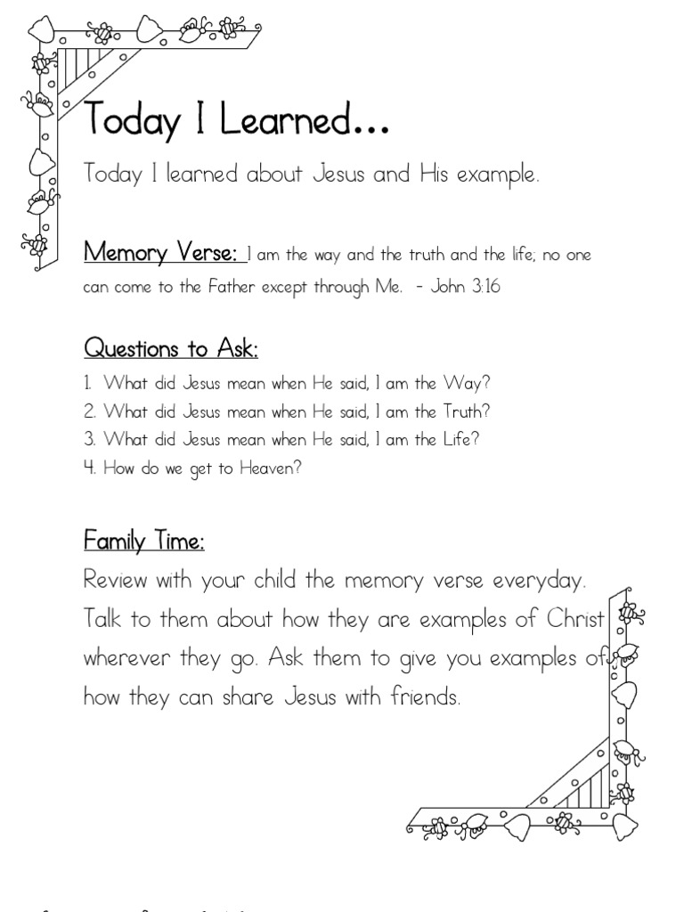 John 14 6 Lesson WayTruthLife