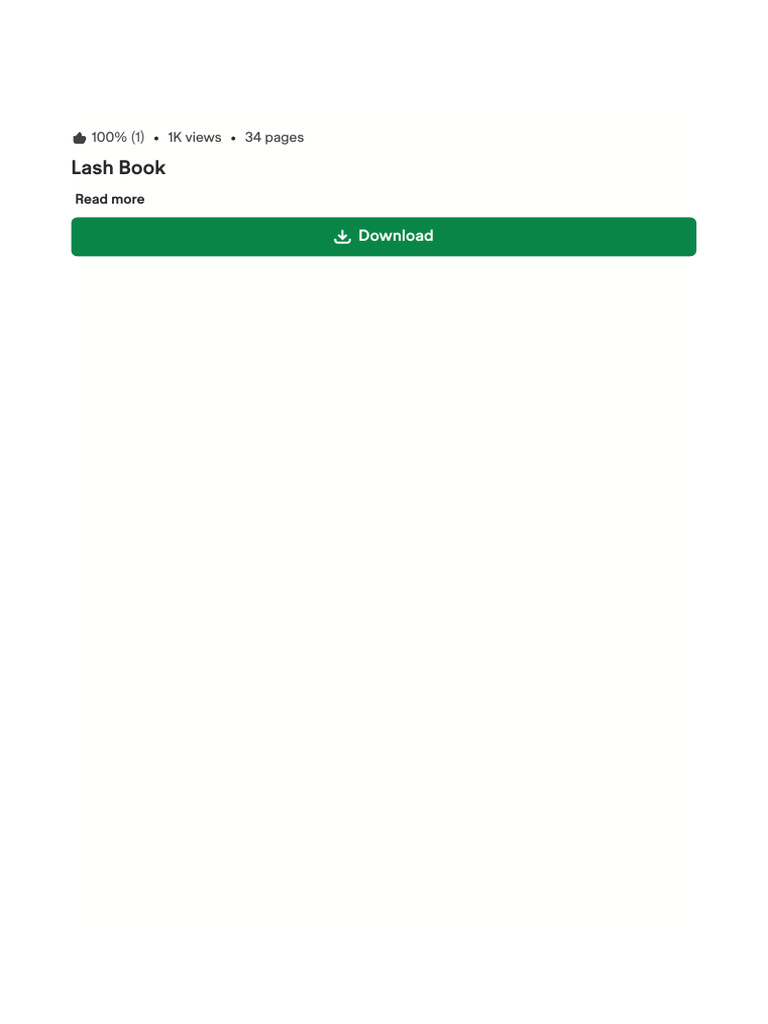Comprehensive Lash Book Guide | PDF | Scribd | Digital Technology
