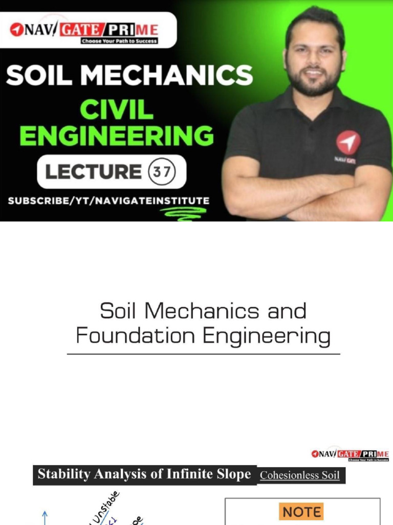 Soil Mechanics Lec 37 PDF | PDF