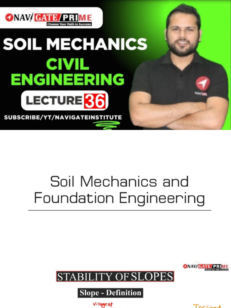 Soil Mechanics Lec 36 PDF | PDF