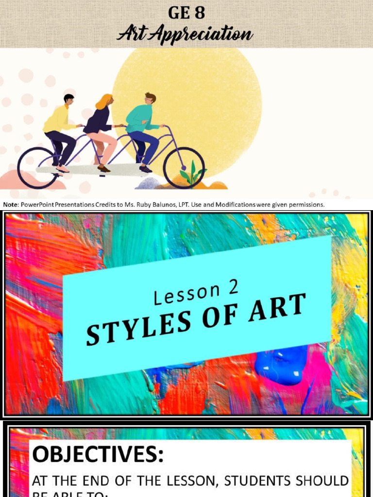 Art Appreciation Lesson 2 | PDF | Cubism | Abstract Art