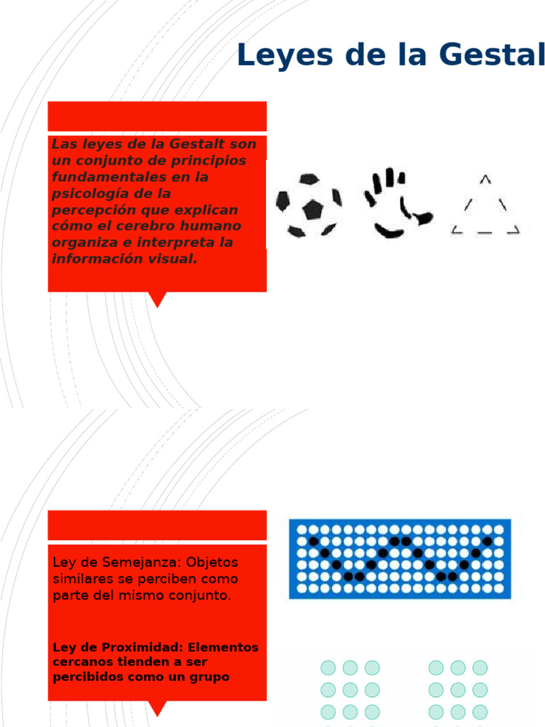 Percepción, Leyes de La Gestalt | PDF