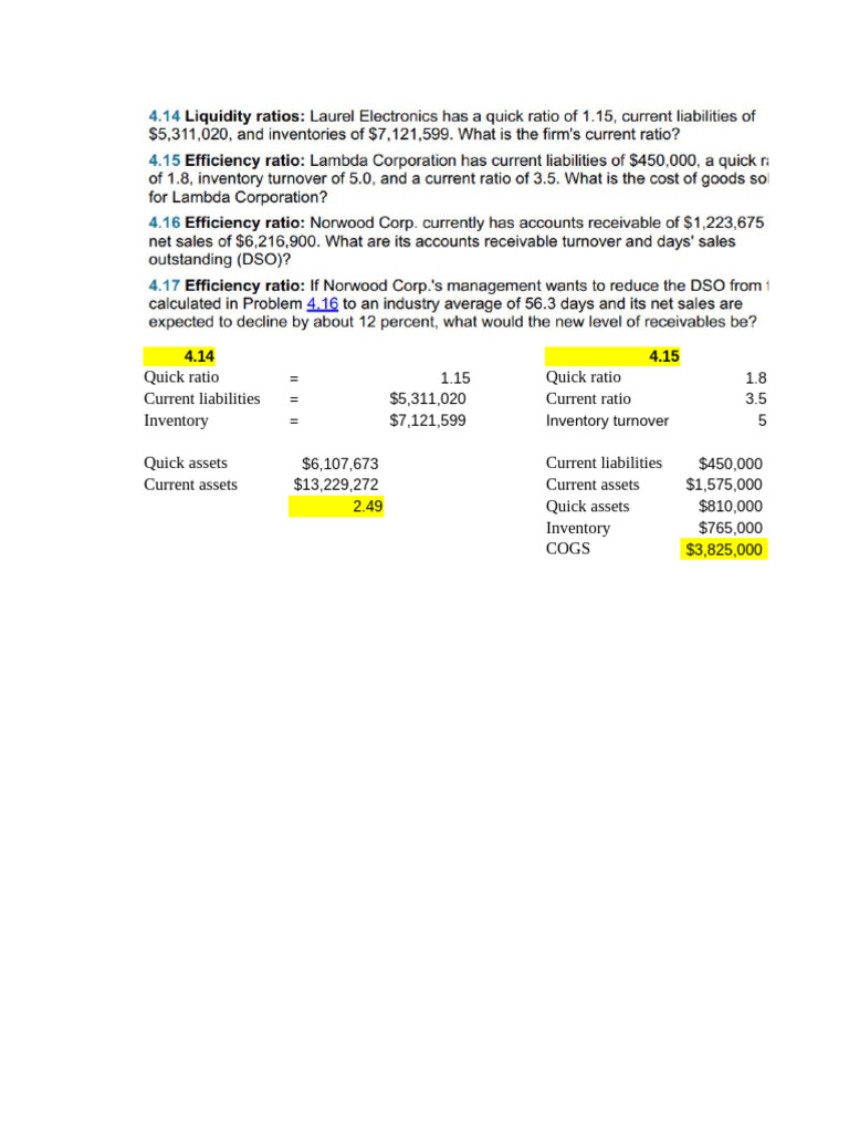 Financial Ratios and Analysis Summary | PDF | Equity (Finance ...