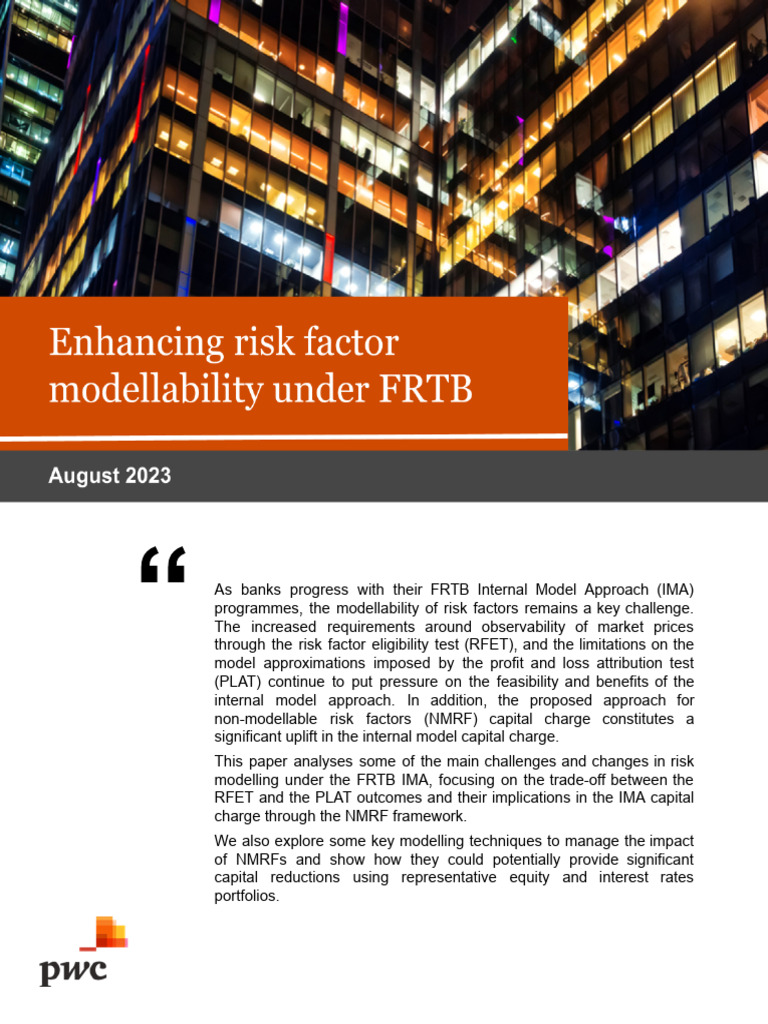 Enhancing Risk Factor Modellability Under FRTB - PWC | PDF | Risk ...
