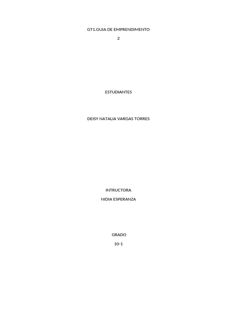 GT1 Actividad 1 | PDF