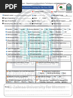 Anensthesia Record Sheet | PDF | Anesthesia | Medical Treatments
