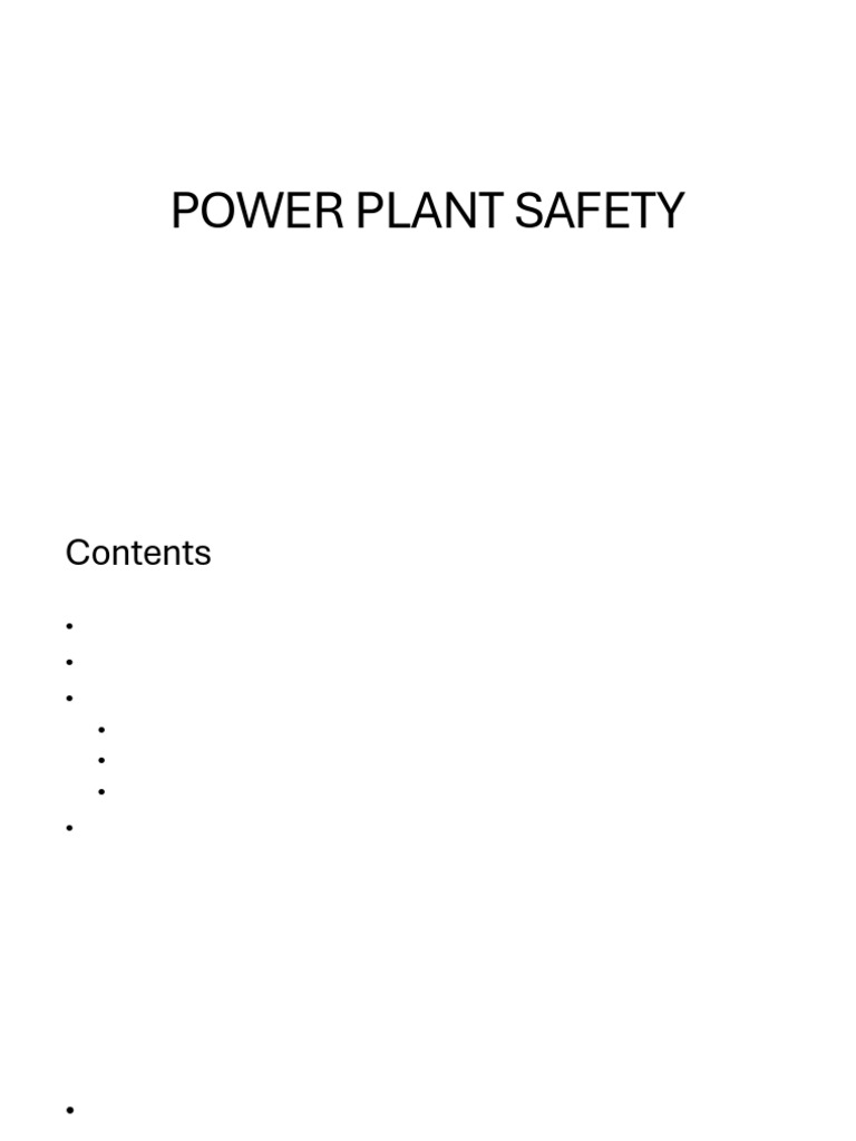 Powerplant Safety | PDF | Boiler | Personal Protective Equipment