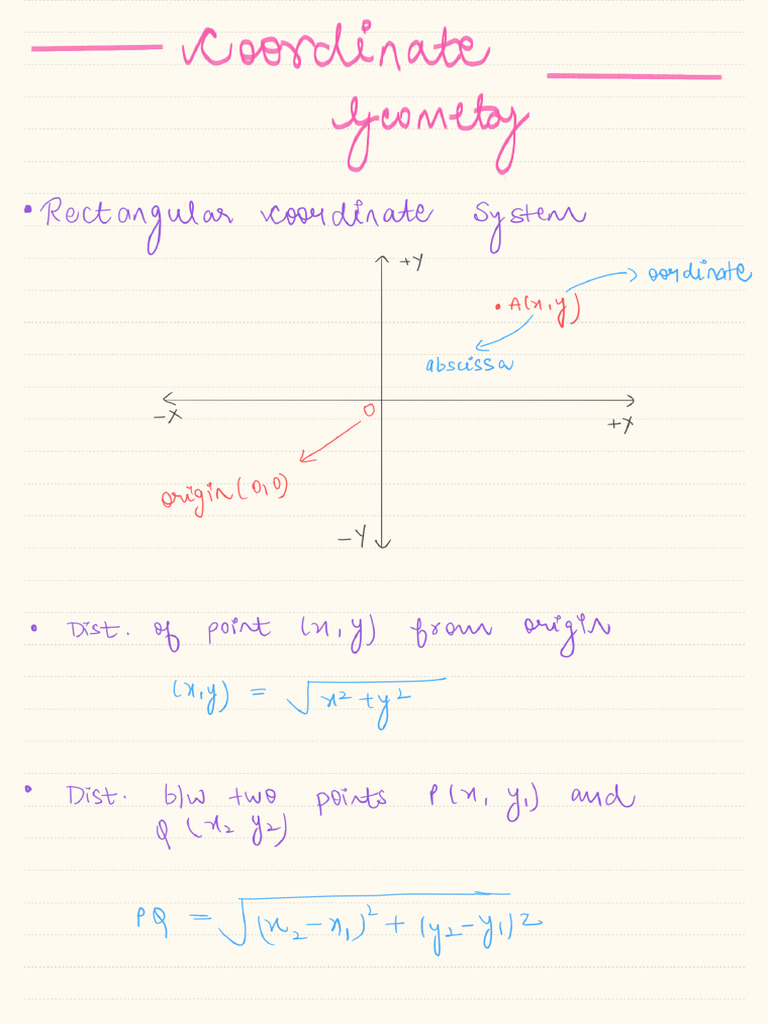 Coordinate Geometry | PDF