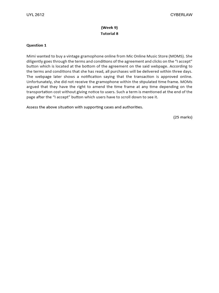Intellectual Property Law Tutorial | PDF