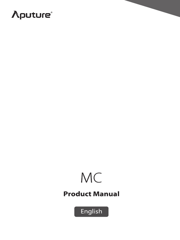 MC Product Manual en | PDF