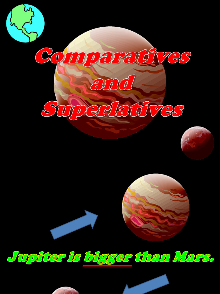 Comparatives and Superlatives Planets Powerpoint | PDF