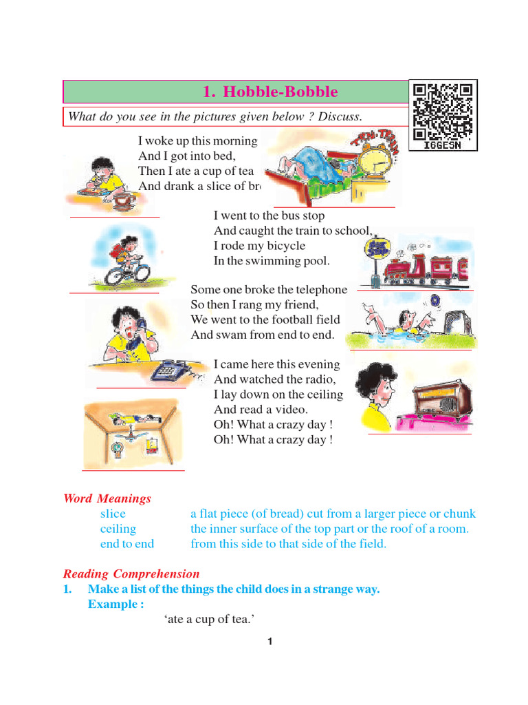 Chhattisgarh Board Class 7 English Chapter 1 | PDF