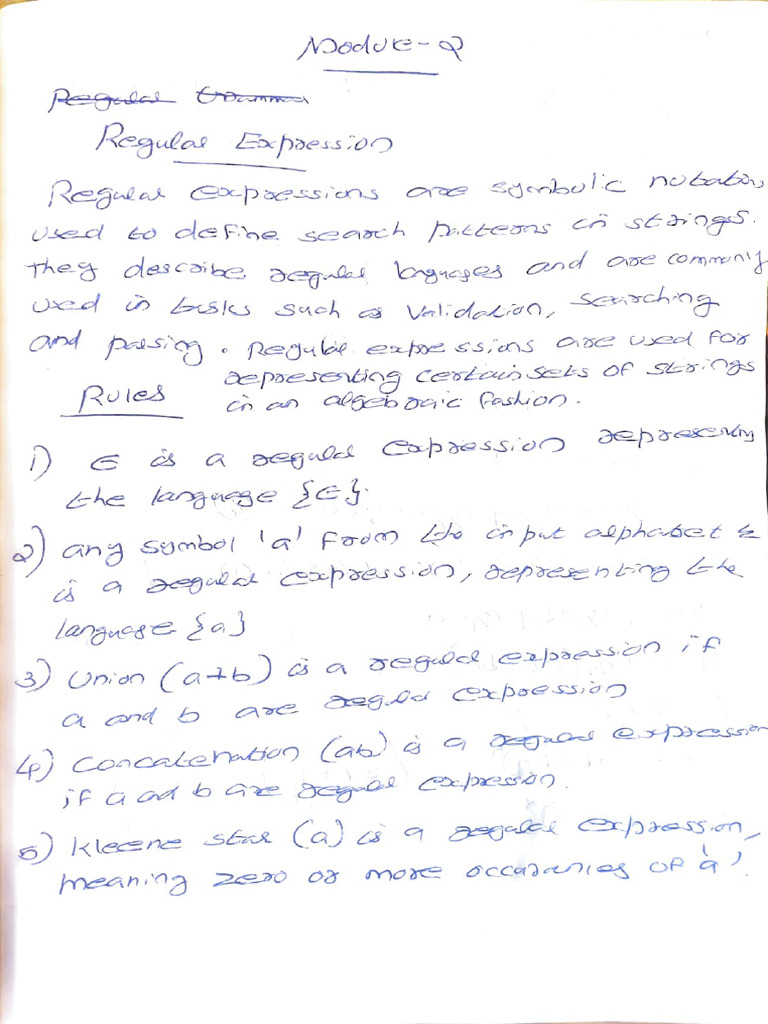 Dfa To Regular Expression | PDF
