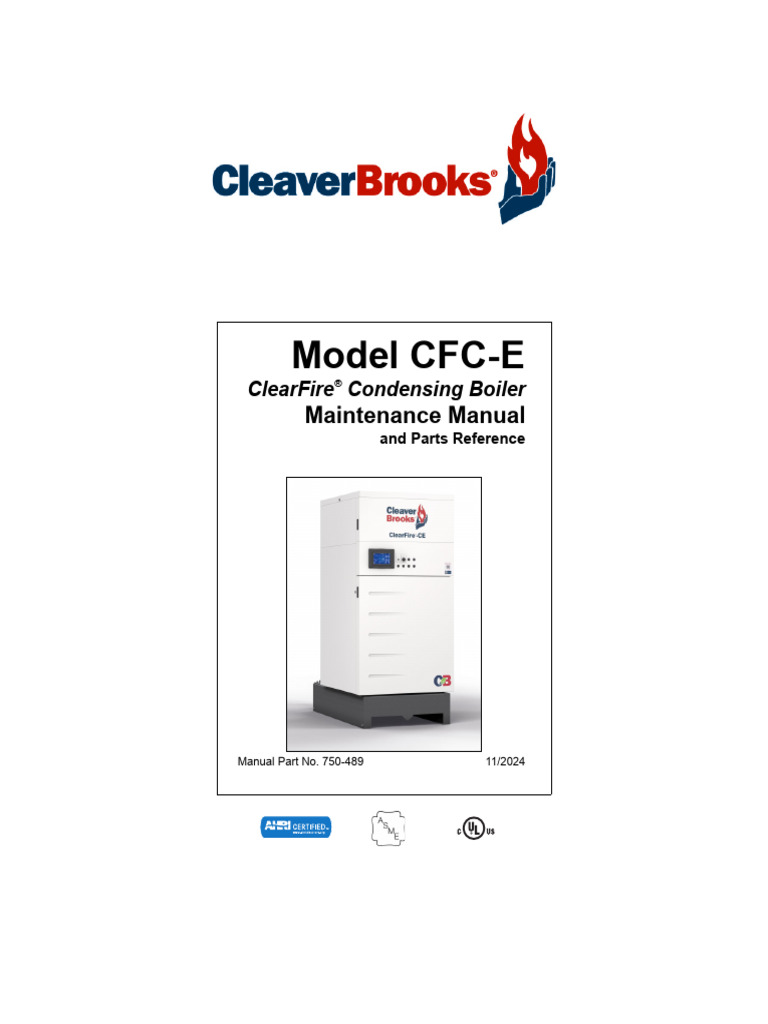 MAN CFC-E Maintenance | PDF | Boiler | Mechanical Engineering