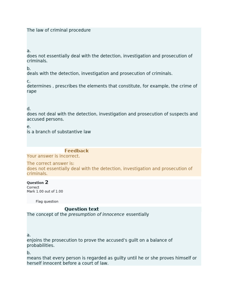 Overview of Criminal Procedure Law | PDF | Bail | Prosecutor