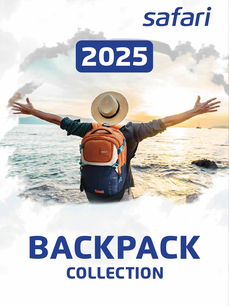 Safari Backpack Catalogue 2025 Low Res | PDF | Backpack | Consumer Goods