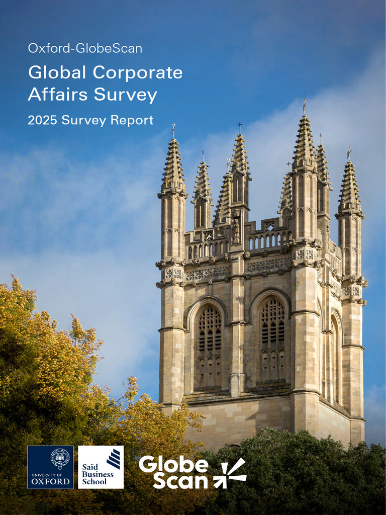 Oxford GlobeScan Global Corporate Affairs 2025 Survey Full Report | PDF ...