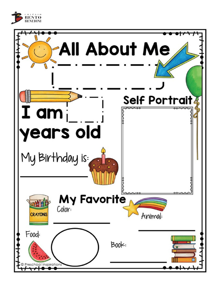 All About Me - 2nd Grade | PDF