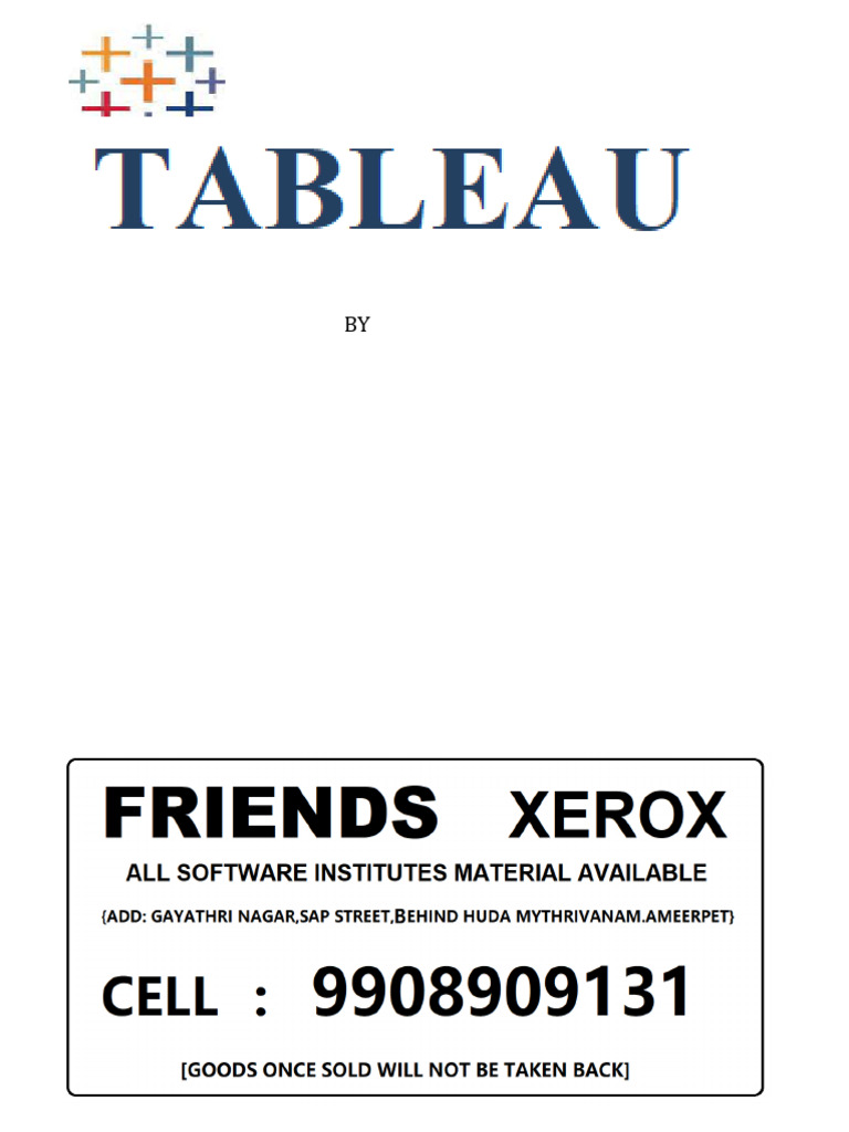Tableau Aim Technologies New Material | PDF | Data Warehouse ...
