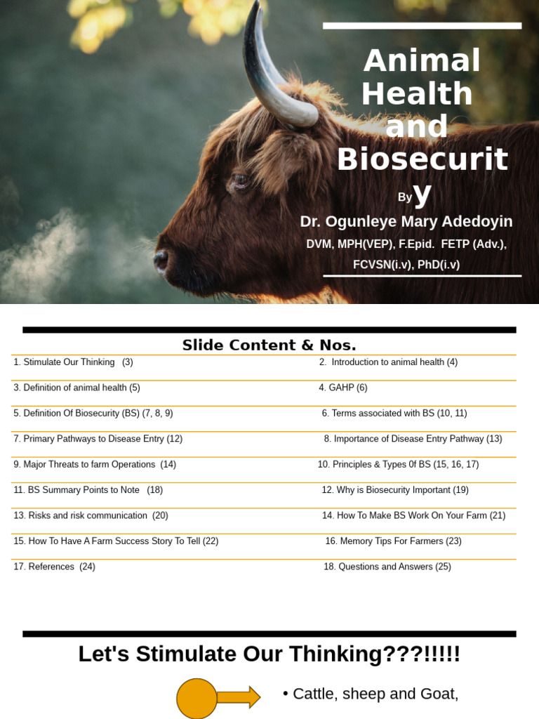 Understanding Farm Biosecurity | PDF | Risk
