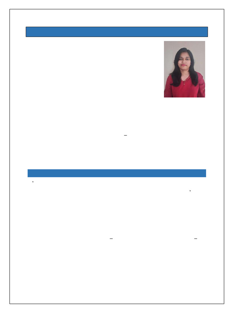 Biodata Snehal | PDF