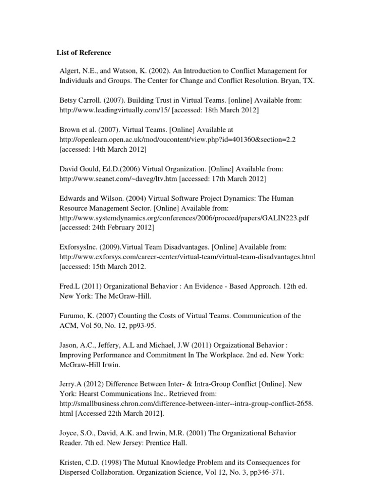 List of Reference | PDF | Social Psychology | Cognition