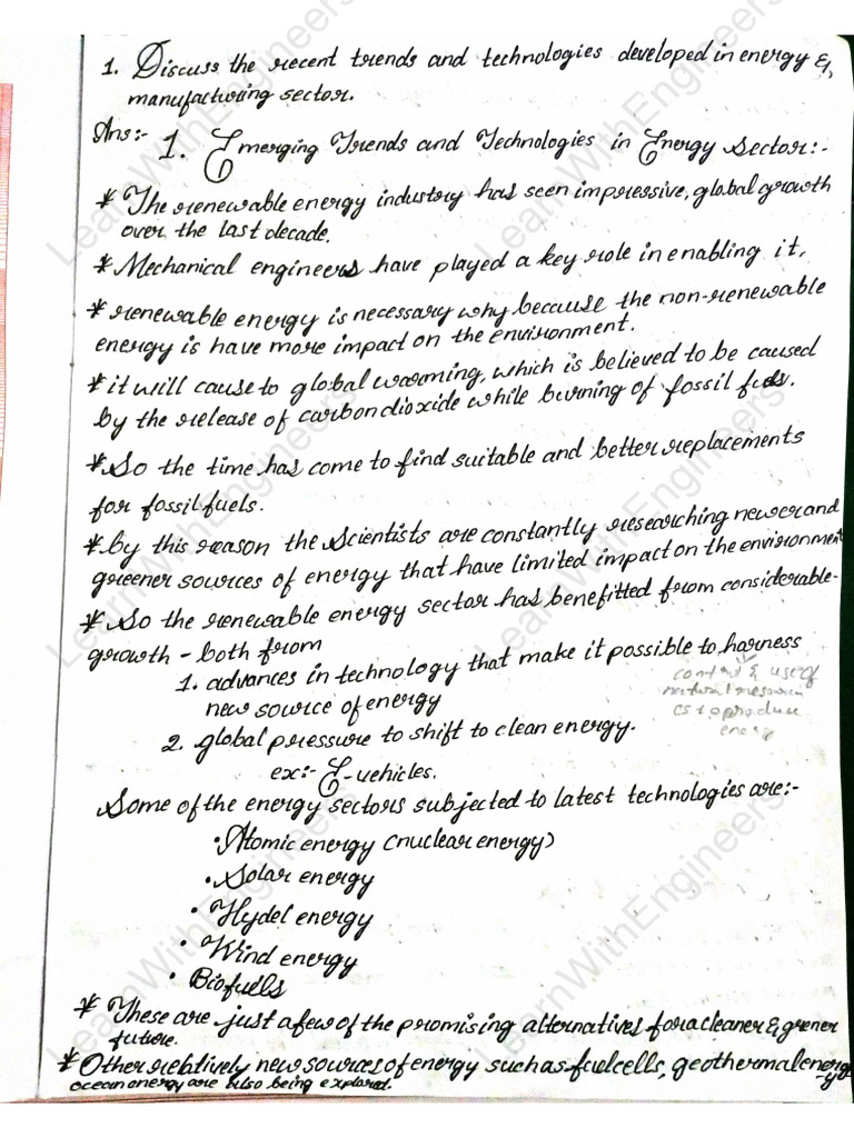 Introduction To Mechanical Engineering Important Questions Answers 2023 ...
