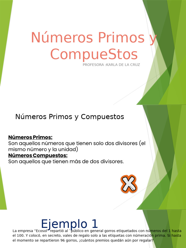 Numeros Primos y CompueStos | PDF