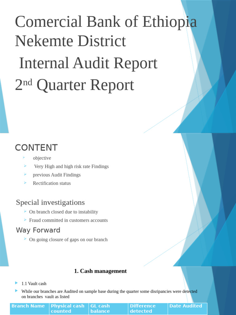 Audit Report 2nd QRT 202324 | PDF | Audit | Taxes