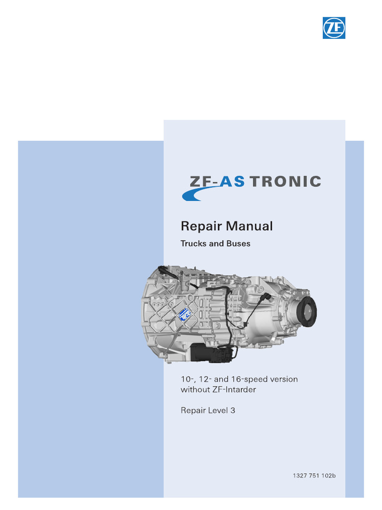 ZF Astronic Transmission Repair Manual | PDF | Screw | Nut (Hardware)