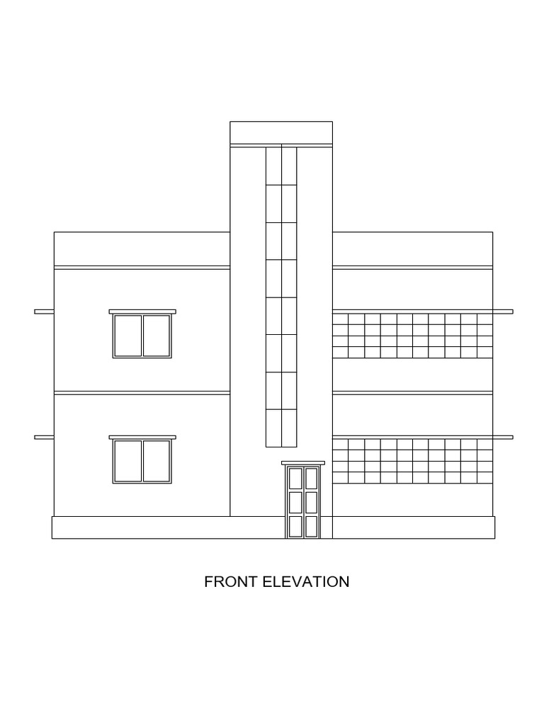2) Front Elevation | PDF