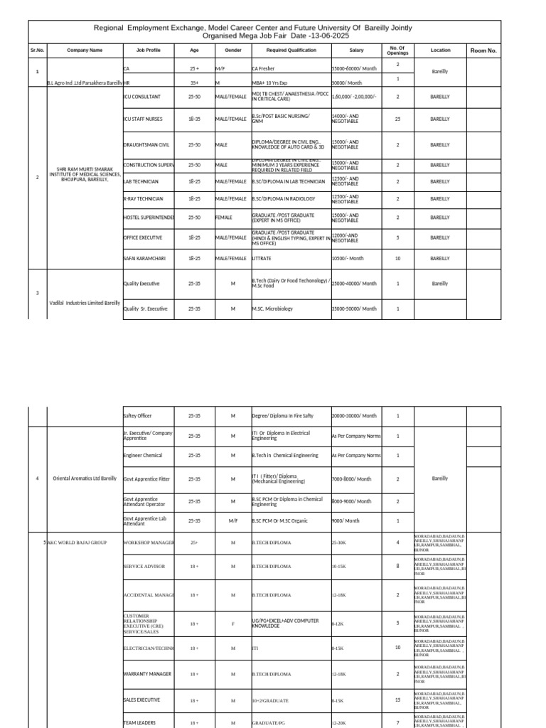 Company Chart 13-06-2025 | PDF