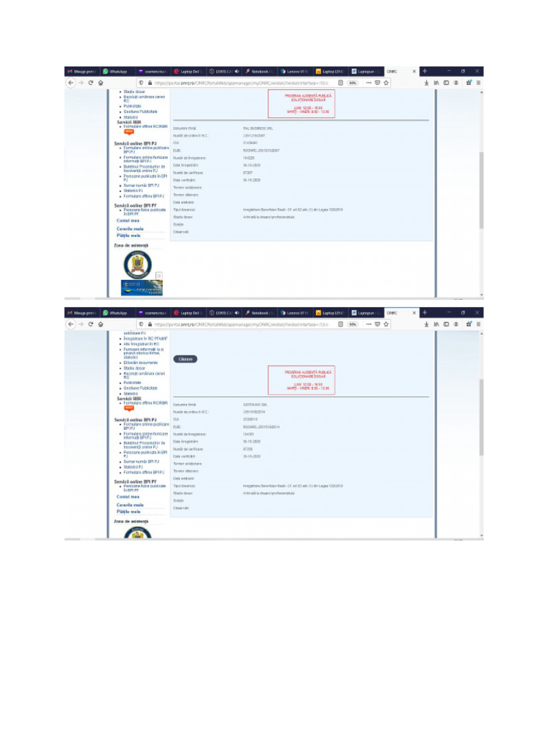 Inreg Benef Reali Orc | PDF