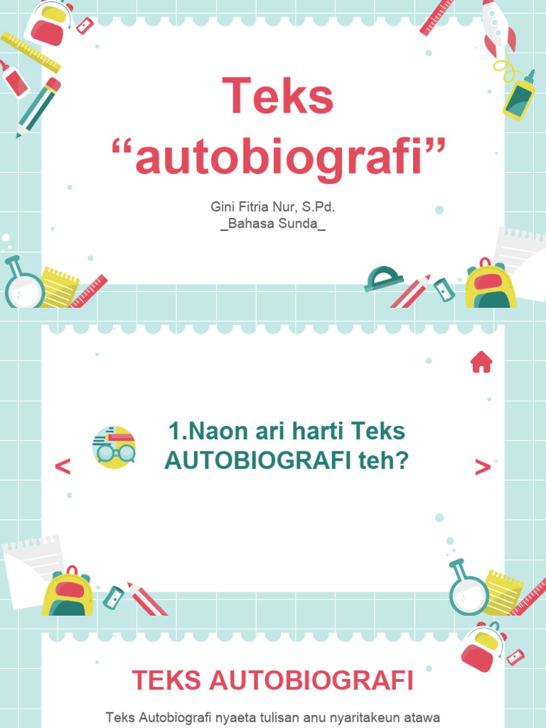 Materi Sunda Teks Autobiografi New Pdf