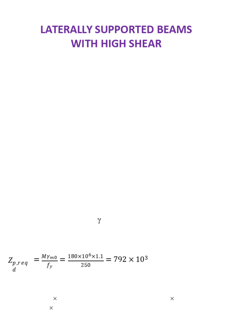 Lateral Beam Design for High Shear | PDF | Mechanics | Civil Engineering