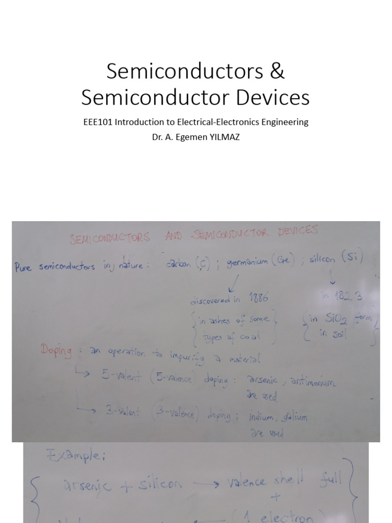 Semiconductors Semiconductor Devices | PDF