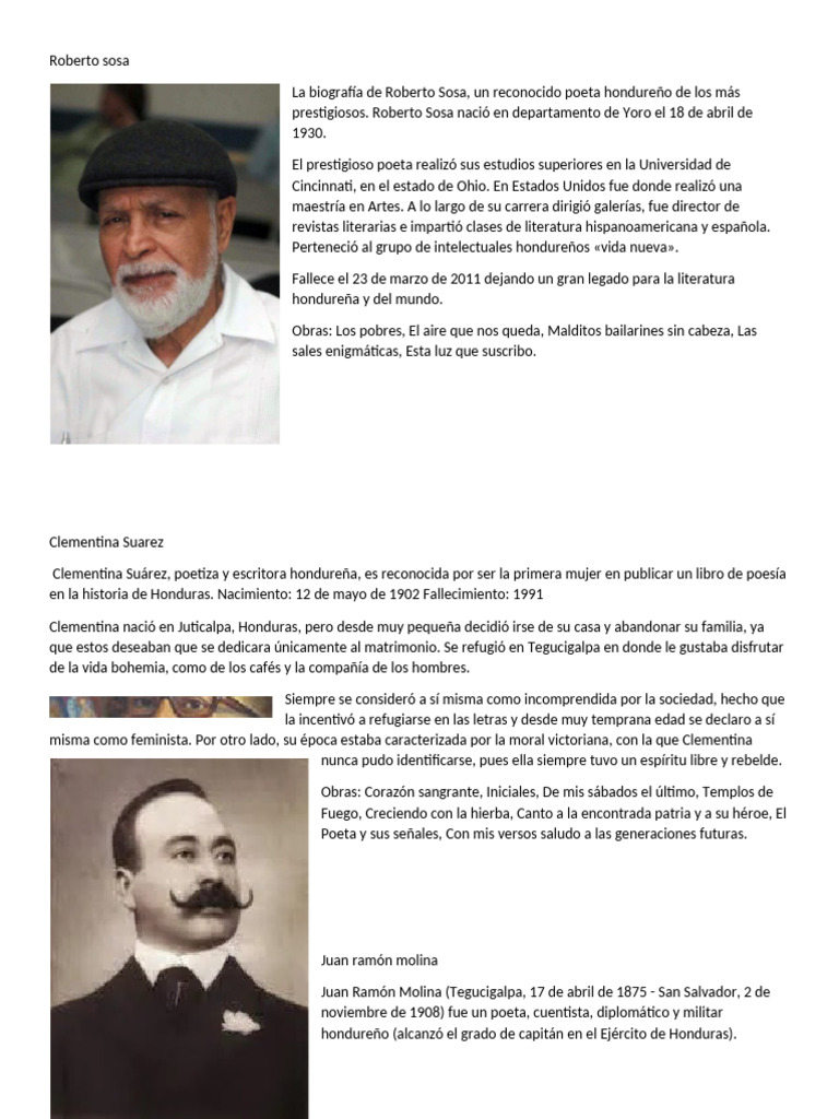 Roberto Sosa | PDF