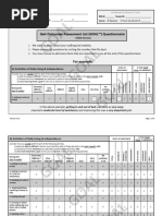 Lower Extremity Functional Scale (Spanish) | PDF