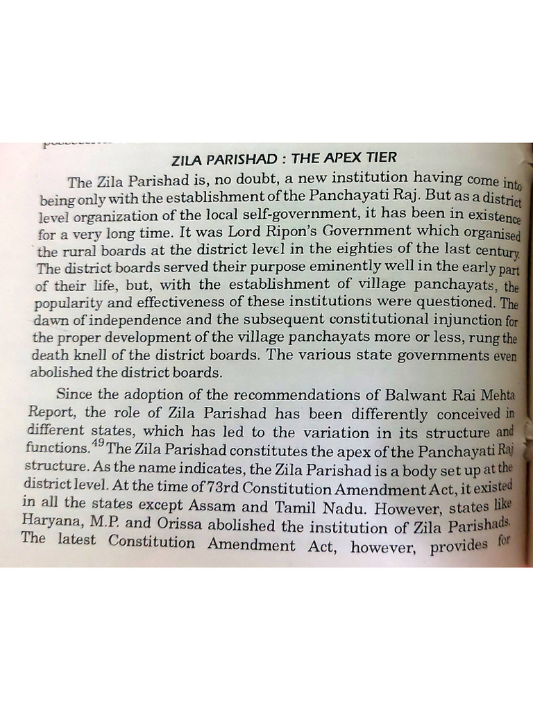 Zilla Parishad | PDF