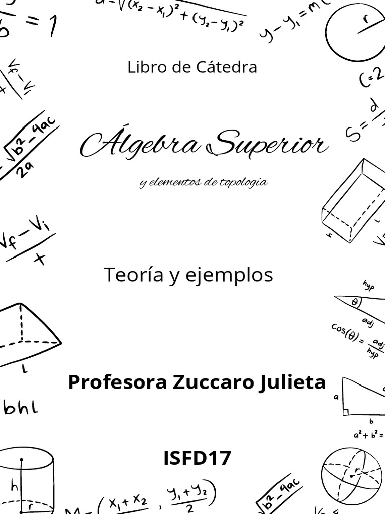 Álgebra Superior y Topología Básica | PDF