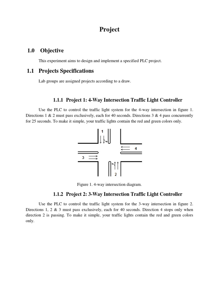 PLC Traffic Light Projects | PDF | Elevator | Switch